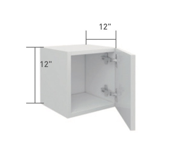 Natural Wood Wall Short Cabinet 1 Full Door | Kitchen Shop Canada